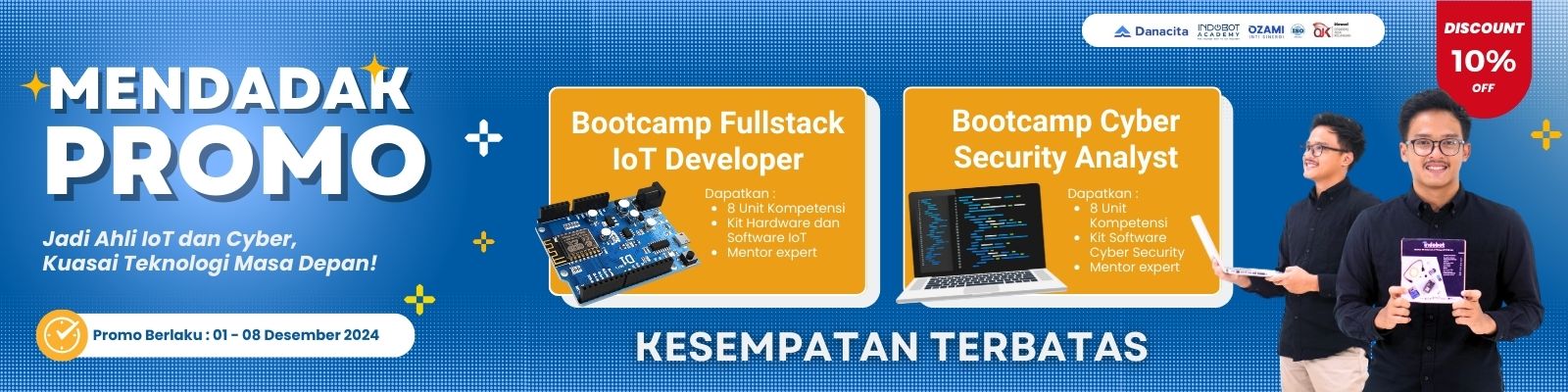 Bootcamp Digital Skill Terbaik Lisensi Internasional ISO 9001:2015